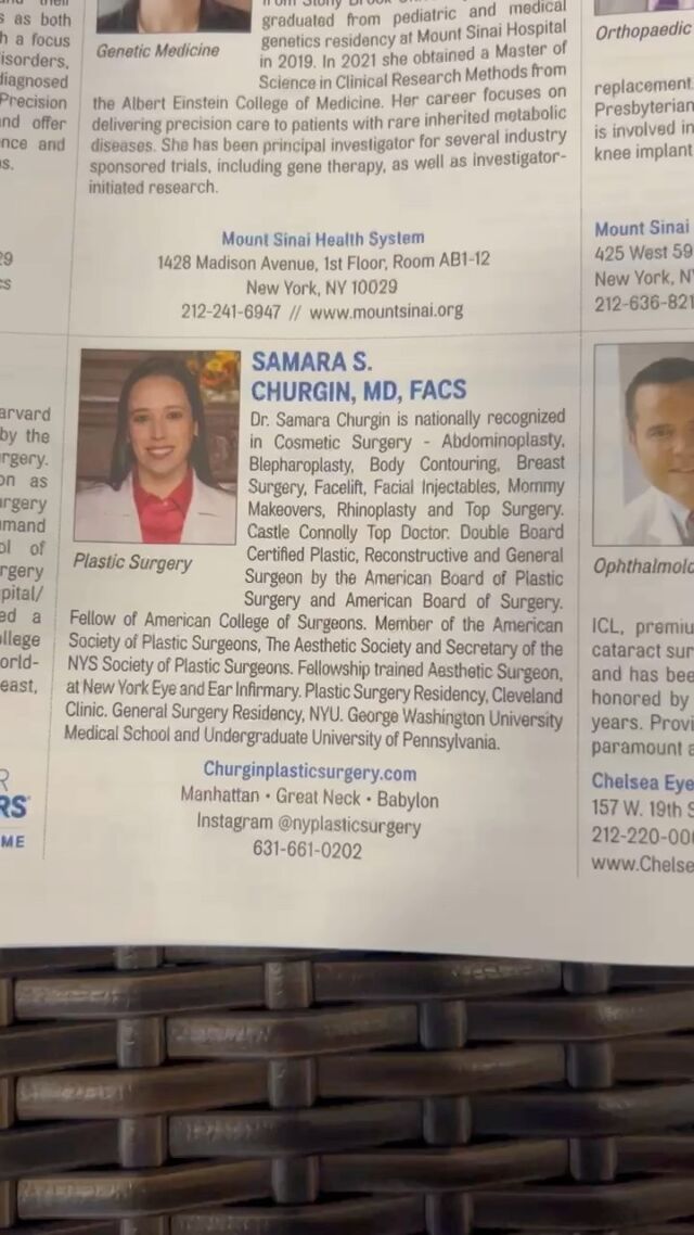 Credentials - Babylon, NY - Samara Churgin, MD